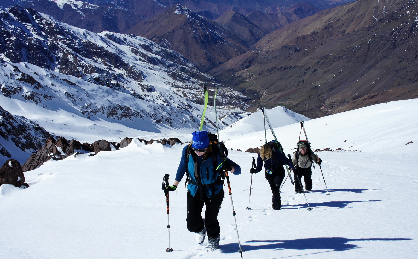 ski touring morocco - 5 Days Ski touring in the Atlas Mountain With ...